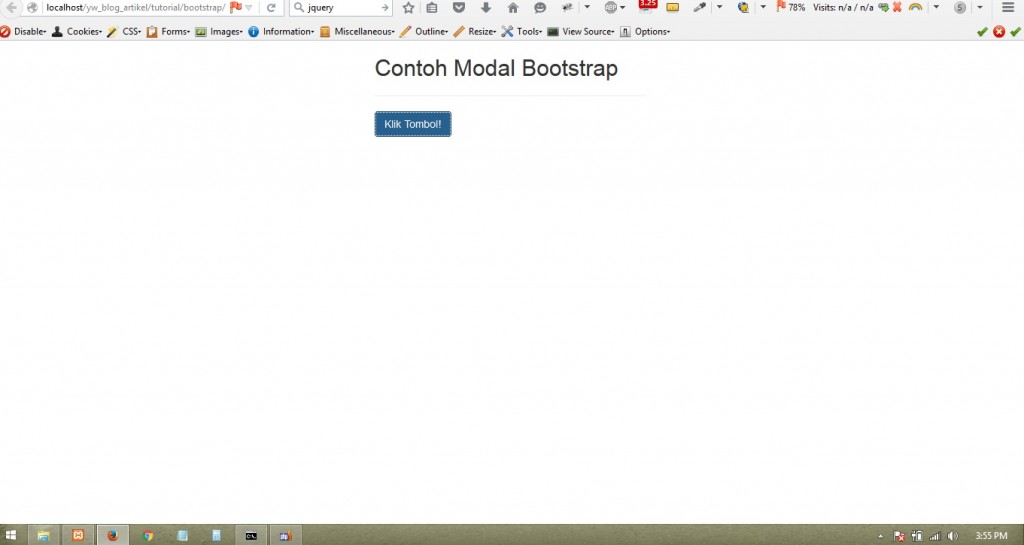 Tutorial Bootstrap Modal - YELLOWWEB.ID